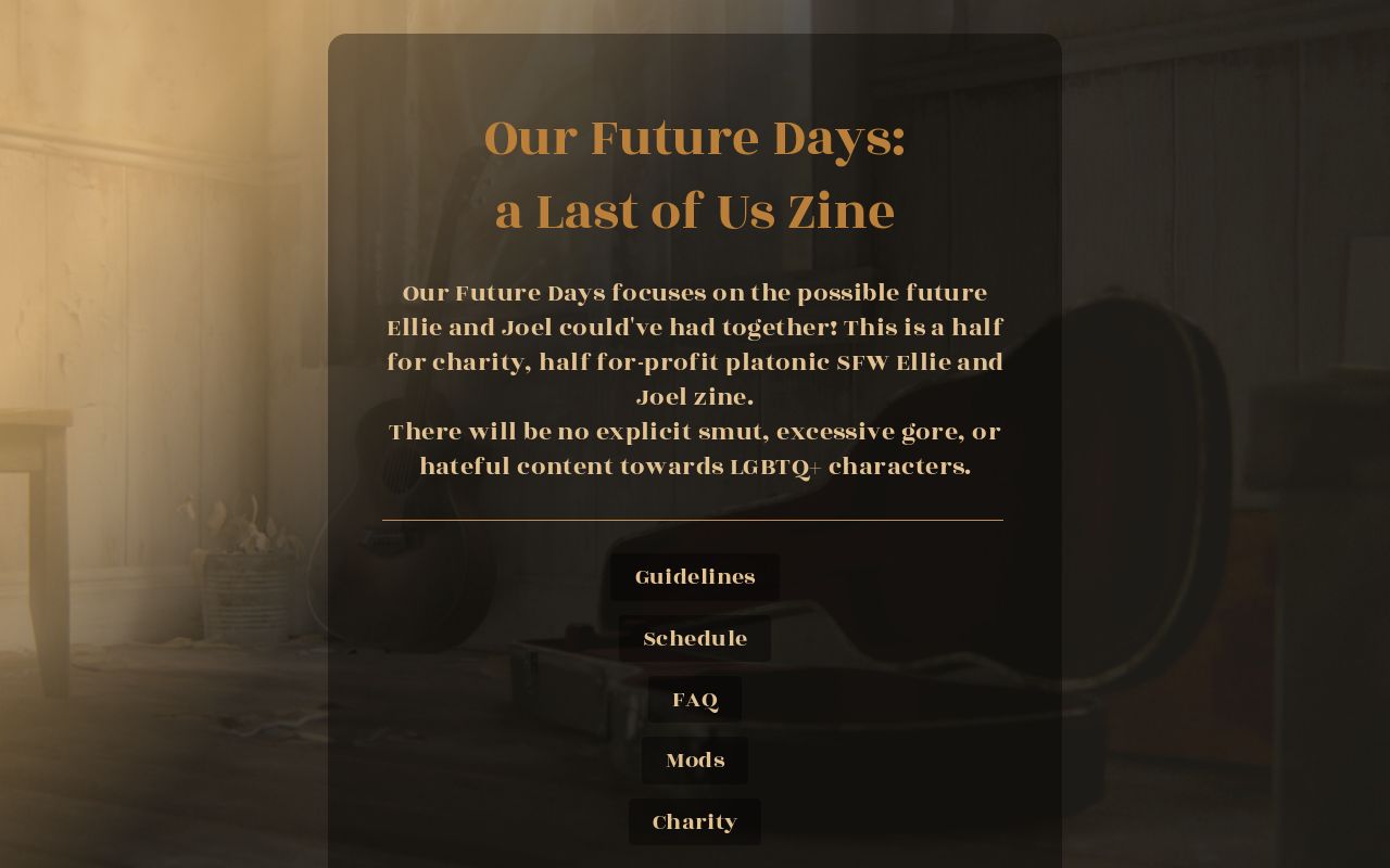 Our Future Days: TLOU Zine
